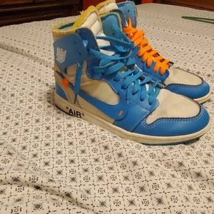 Off-White | Shoes | Off White Air Jordan Retro High University Blue ...